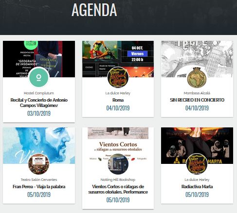 Agenda Musical del Fin de Semana (3 al 6 de octubre) - Alcalá de Henares